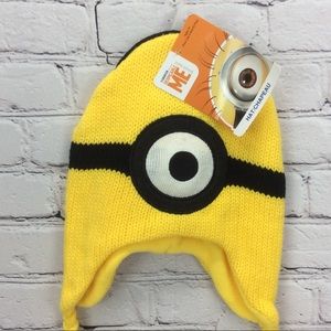 Universal | Other | Despicable Me Oneeyed Minion Peruvian Hat With ...